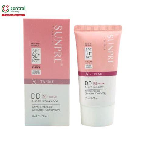 Kem Chống Nắng Mona Frema Sunpre Dd X Treme Spf 50 Pa 50ml Tăng