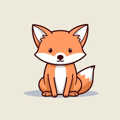Premium Vector Cute Fox Logo Vector