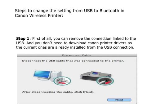 PPT Setup Your Canon Printer From USB To Bluetooth Mode PowerPoint Presentation ID