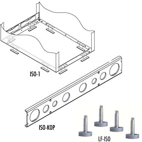 Buy Middle Atlantic Rack Isolation Leveling Feet Lf Iso