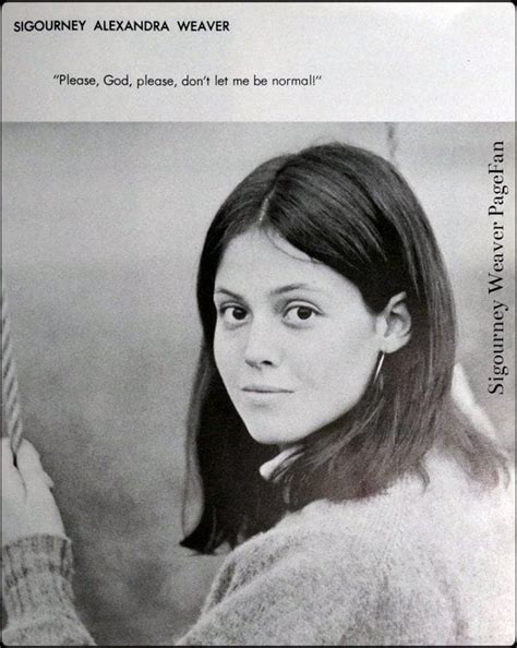 Sigourneyweaver Yearbook Photo Sigourney Weaver Pagefan