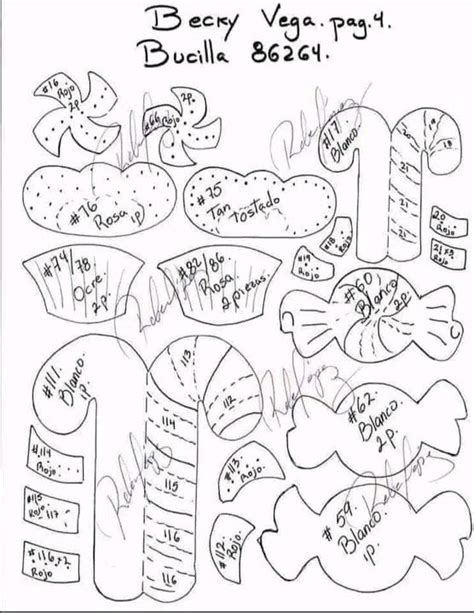 Pin De Ivonne De La Rosa En Molde Costura De Navidad Decoración