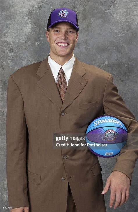 Curtis Borchardt Poses For A Portrait After Being Drafted By The Utah