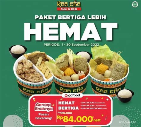 Promo Raa Cha 1 30 September 2022 Beli 3 Porsi Hemat Raa Cha Lebih
