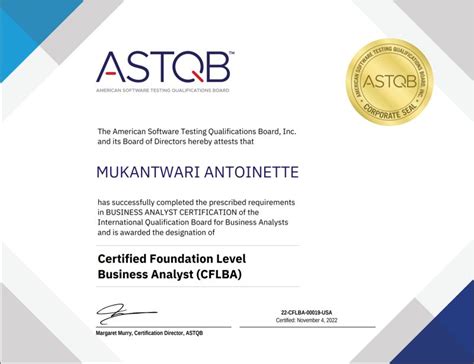 Antoinette Mukantwari Ctfl Istqb® Cflba Astqb® Smac On Linkedin