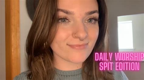 Daily Worship Spit Edition Mouth Lip Fetish Goddess Verbal Humiliation Goddess E Clips Sale