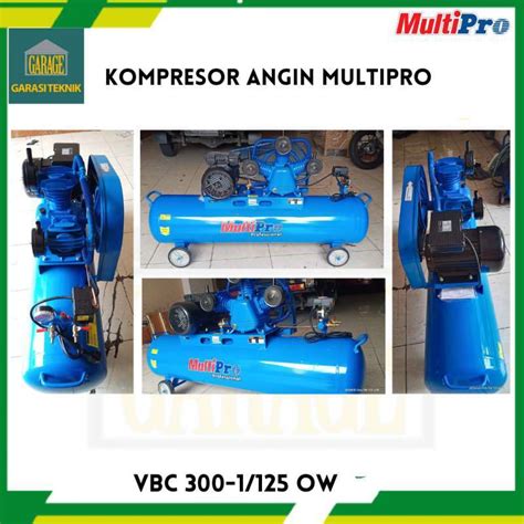 Jual Multipro Kompressor 3 Hp 1ph Vbc 300 1 125 Belt Driven Compressor