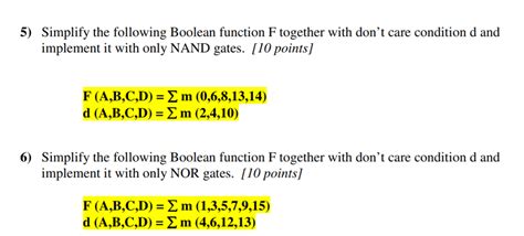 solved 2 simplify the following expression f a b c d a