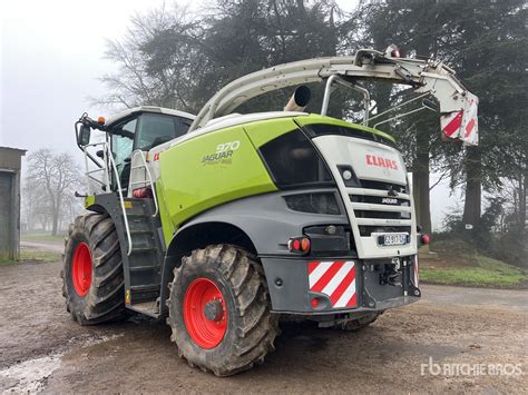 2018 Claas Jaguar 970 4wd Ensileuse Forage Forage Harvester Ritchie