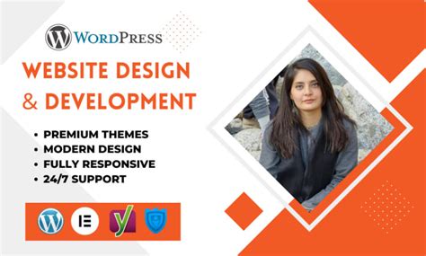 create a clean and modern wordpress website by faiqa rehman fiverr