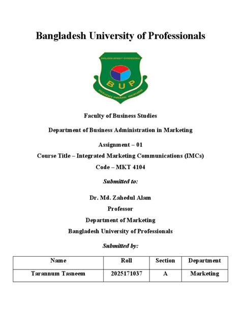 Assignment 01 Pdf Advertising Marketing