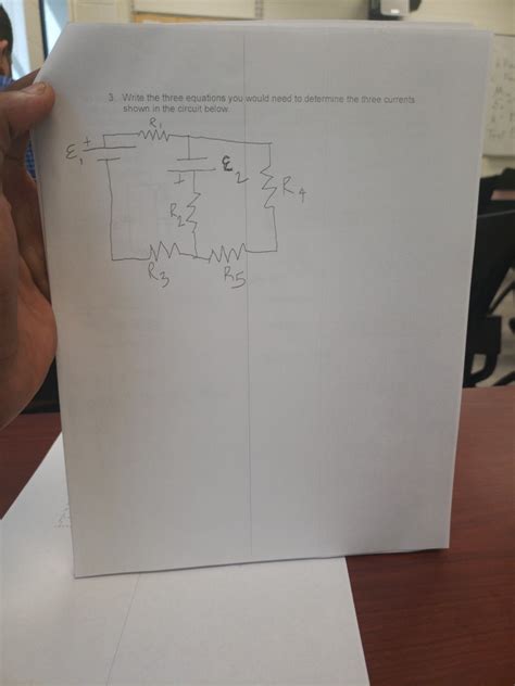 Solved Write The Three Equations You Would Need To Chegg