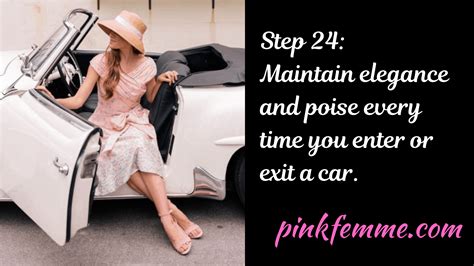 Step Learn To Enter And Exit A Car Gracefully PinkFemme
