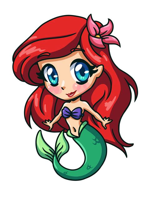 Ariel Chibi By Lankysandwich On Deviantart