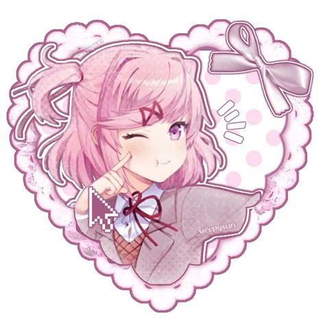 Natsuki Ddlc Icon Graphic In 2025 Literature Club Christmas