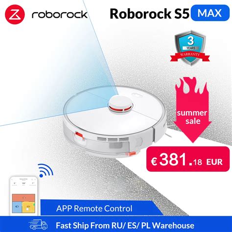 Robot sprzątający Roborock S5 Max z Polski za $382.74 / ~1439zł ...