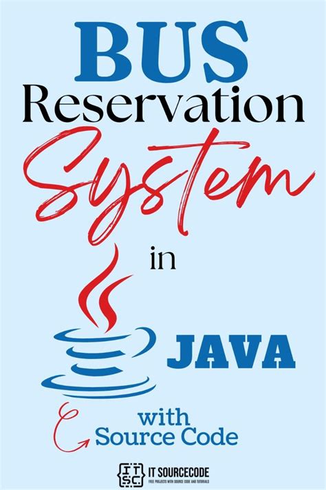 Bus Reservation System Project In Java With Source Code