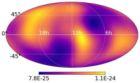 4 The Bayesian Upper Limit Maps On The Strain Amplitude With 95