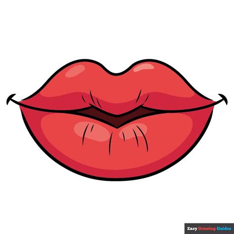 How To Draw Big Lips Cartoon Pink Cartoon Lips Lips Cartoon Drawing