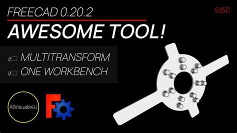 Awesome Tool For 3d Cad Freecad Multitransform