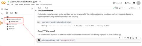 Custom Text Classification On Android Using Tensorflow Lite