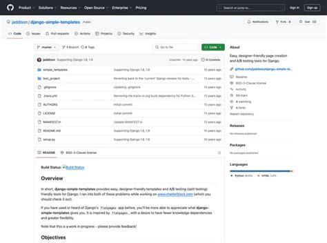 Django Simple Templates By Jaddison A Undefined Template Built At Lightspeed