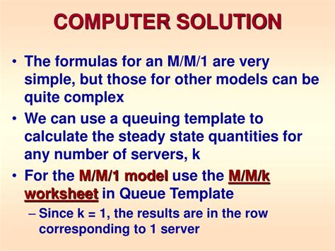 Ppt Queuing Models Powerpoint Presentation Free Download Id743976