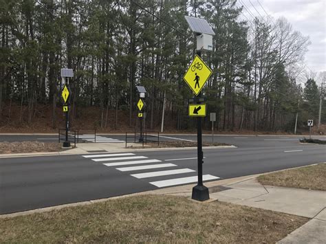Rectangular Rapid Flashing Beacons Rrfb Town Of Cary
