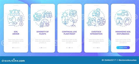 Regenerative Farming Techniques Brochure Template Vector Illustration 264484218