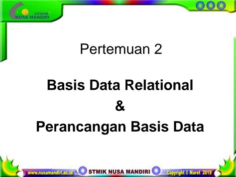 solution 2 database basis data relational perancangan basis data