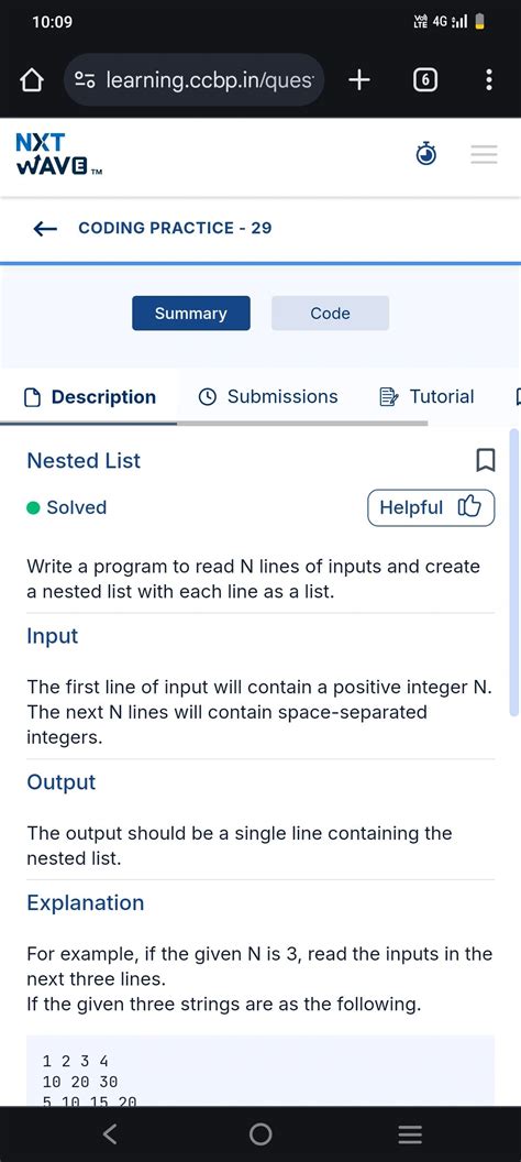 Navya A R On Linkedin Day67 100daycodechallenge Nxtwave Nested