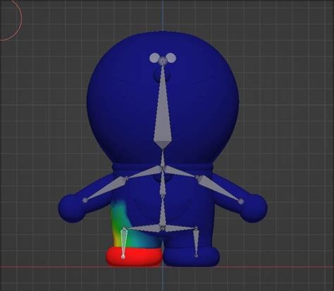 3d Model Doraemon Cartoon 3d Model Rigged Vr Ar Low Poly Cgtrader