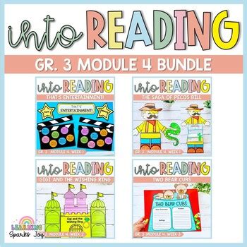 Module BUNDLE HMH Into Reading Rd Grade By Learning Sparks Joy
