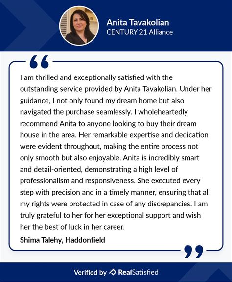 Anita Tavakolian On Linkedin Verifiedbyrealsatisfied