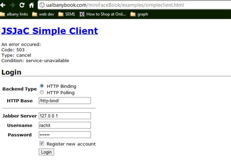 Reverse Proxy Unable To Connect Jsjac To Openfire Stack Overflow