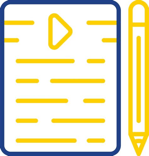 Script Writing Vector Icon Design 16950997 Vector Art At Vecteezy