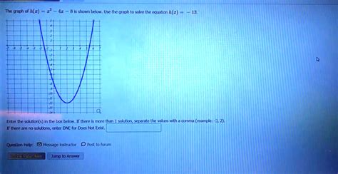solved the graph of h z 1 8 is shown below use the graph to solve