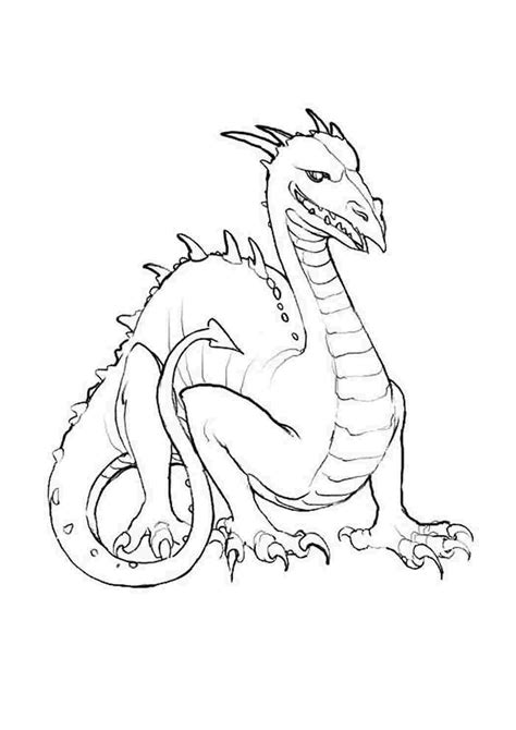 Раскраски раскраски животные дракон Бесплатно найти раскраску раскраски животные дракон