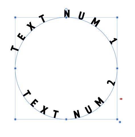 Aligning Split Text Around A Circle On The Same Side Of The Circle Inner Or Outer Desktop