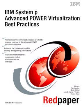 IBM System P Advanced POWER Virtualization PowerVM Best Practices