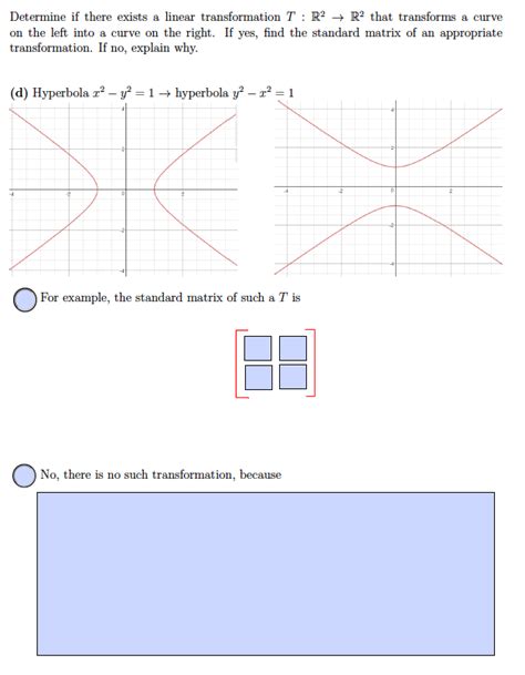 Solved Determine If There Exists A Linear Transformation T Chegg