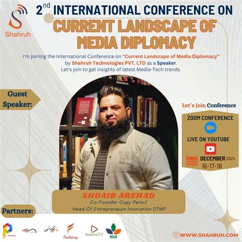 Shahruhtechnologies Mediadiplomacy2024 Guestspeaker