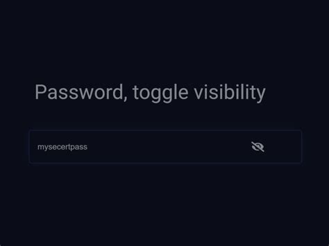 Password Visibility Toggle In Javascript — Codehim
