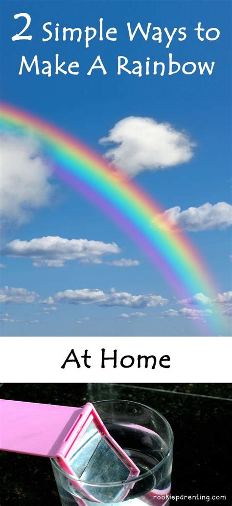 How To Make A Rainbow Simple Science Experiments Easy Science Experiments Fun Science