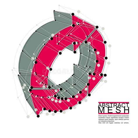 Abstract Vector Background Modern Style Technology And Science Stock Vector Illustration Of