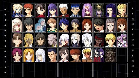 Ucn Roster Fate Stay Night And Hollow Ataraxia By Codxros3 On Deviantart