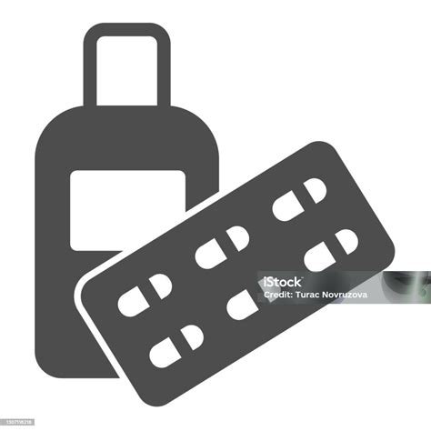 시럽 병 및 캡슐 포장 솔리드 아이콘 세계 암 의 날 개념 흰색 배경에 암 치료 기호 의학 병 과 글리프 스타일의 알약 아이콘