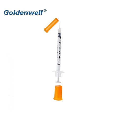 China Iv Insulin Syringe Suppliers Factory Customized Iv Insulin Syringe Goldenwell