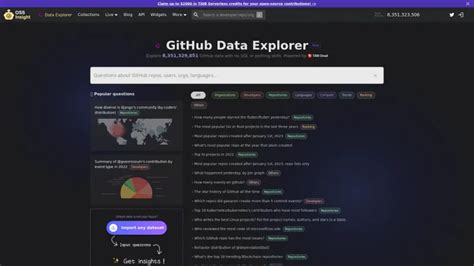 Github Data Explorer Ai Generated Sql Insights From Github Event Data