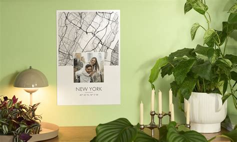 Photo Poster With Map Cewe Uk